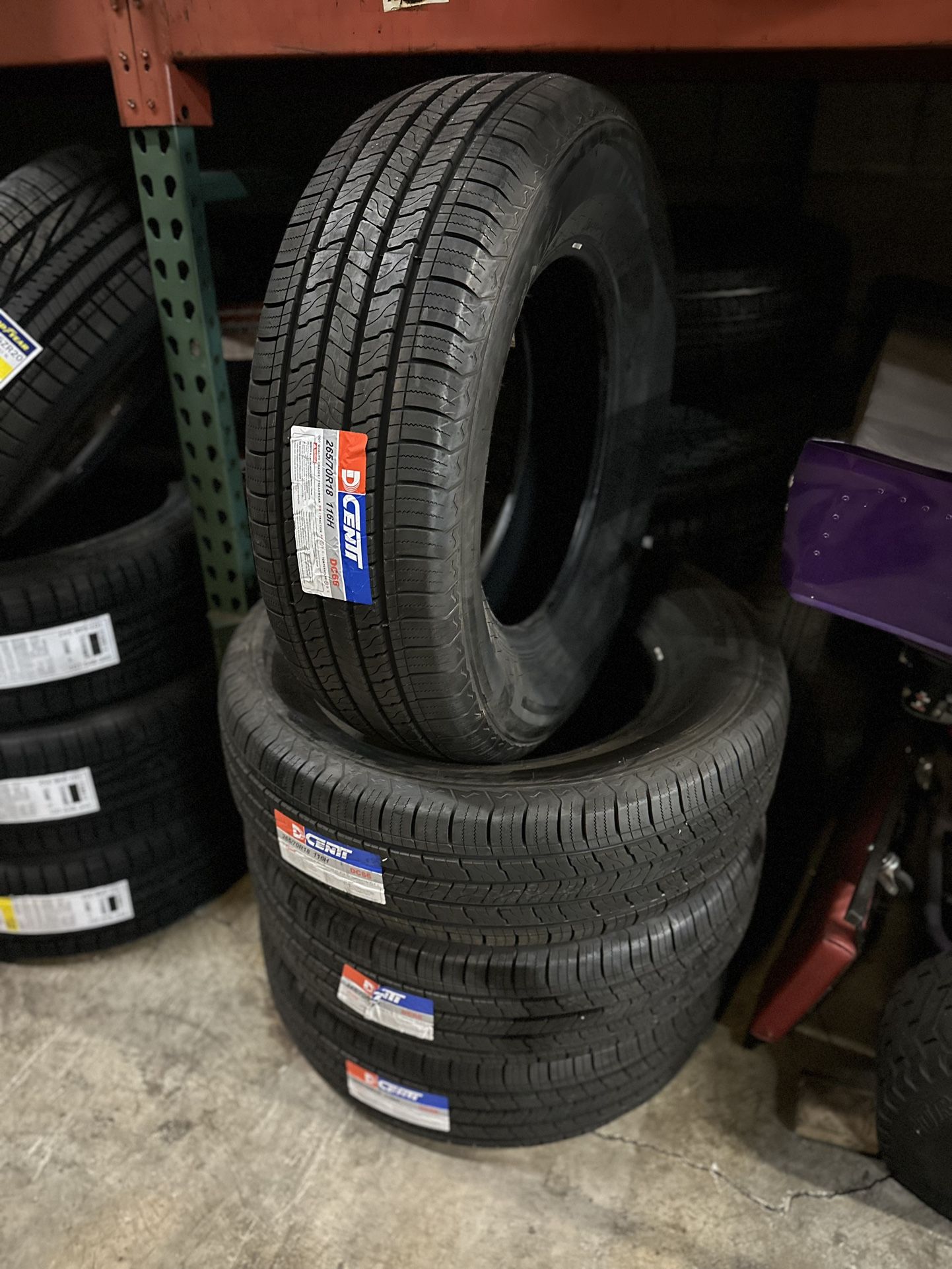 New Set Of (4) 265/70R18 Dcenti DC66 All Season Tires For Sale for Sale ...