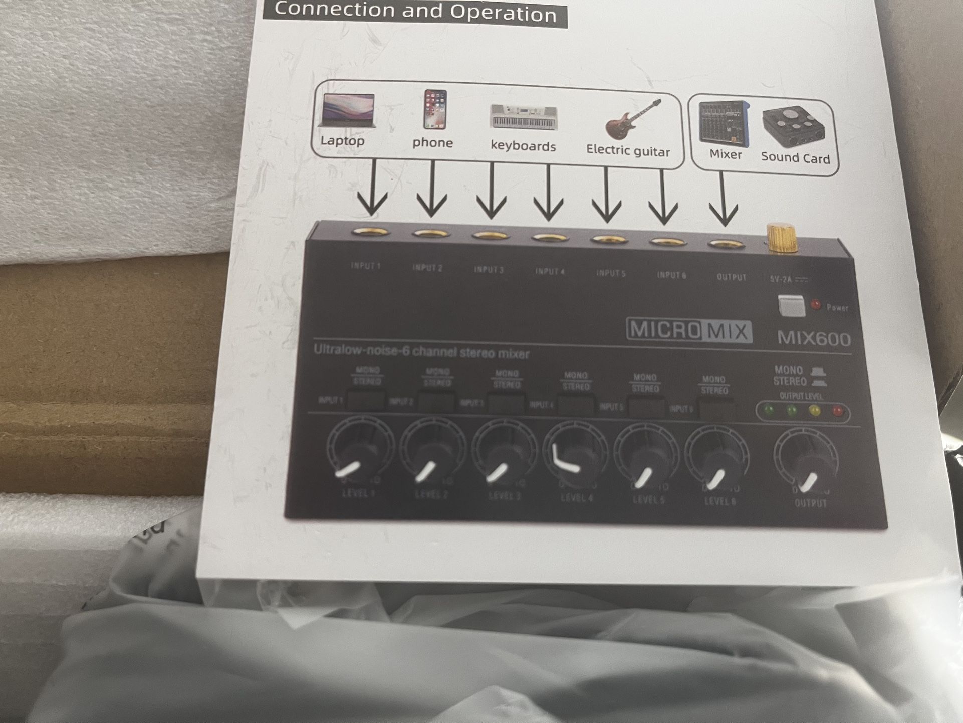 Behringer Micro Mix 600 Mixed Mint for Sale in San Diego, CA - OfferUp