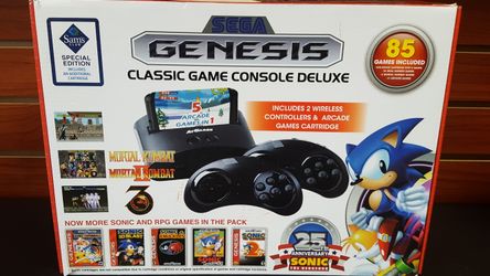 Sega Genesis Classic Game Console Deluxe
