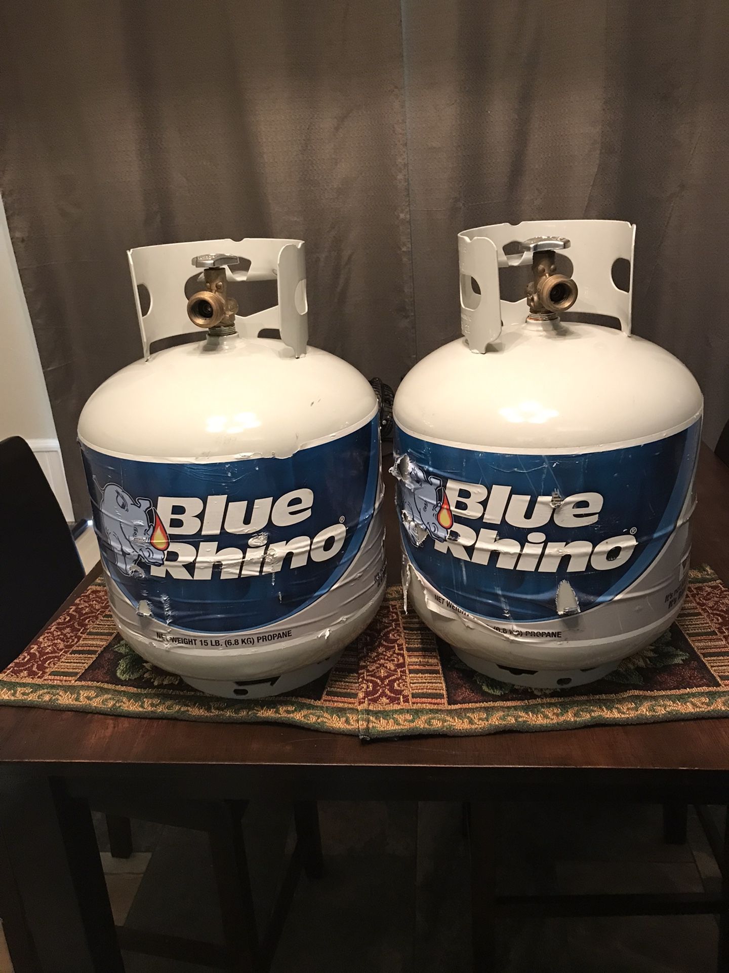 Blue Rhino Propane Tanks. (. Empty. ) for Sale in Spring, TX - OfferUp