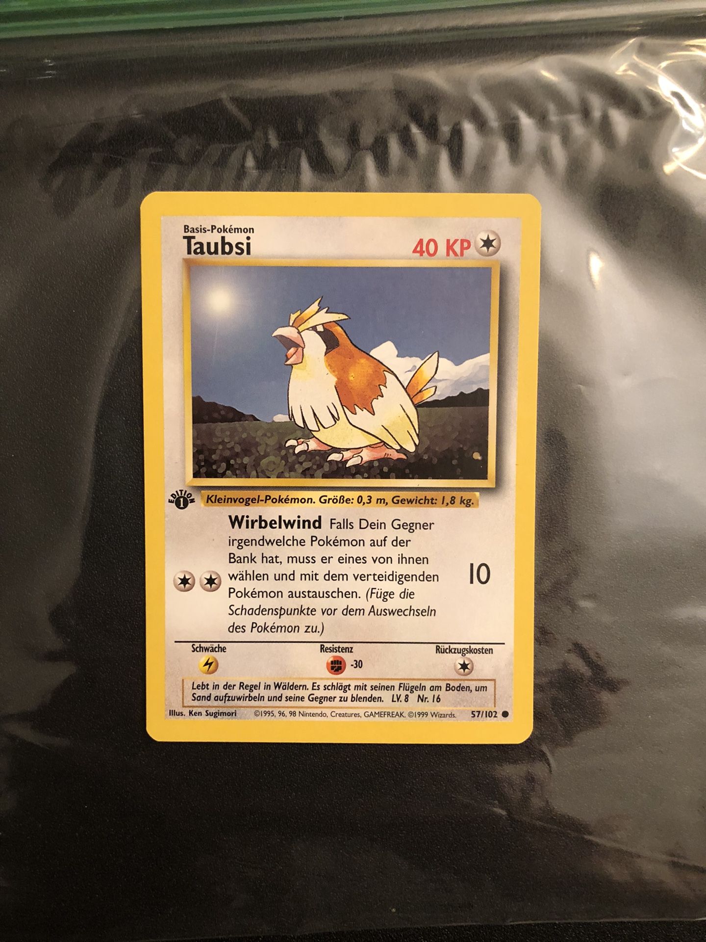 Pokemon Pidgey Card