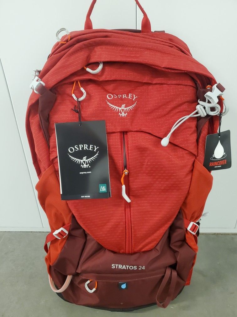 BRAND NEW $180 OSPREY STRATOS 24 MENS BACKPACK HIKING BACKPACKING for ...