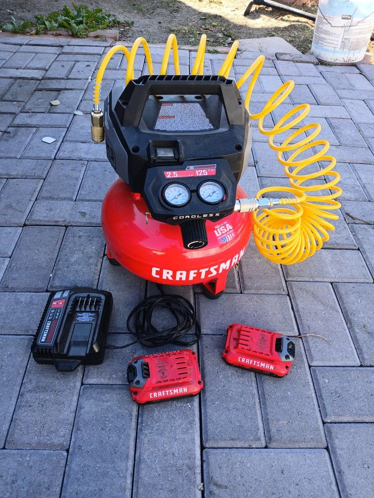 Craftsman Cordless 20v Air Compressor Tools Machinery