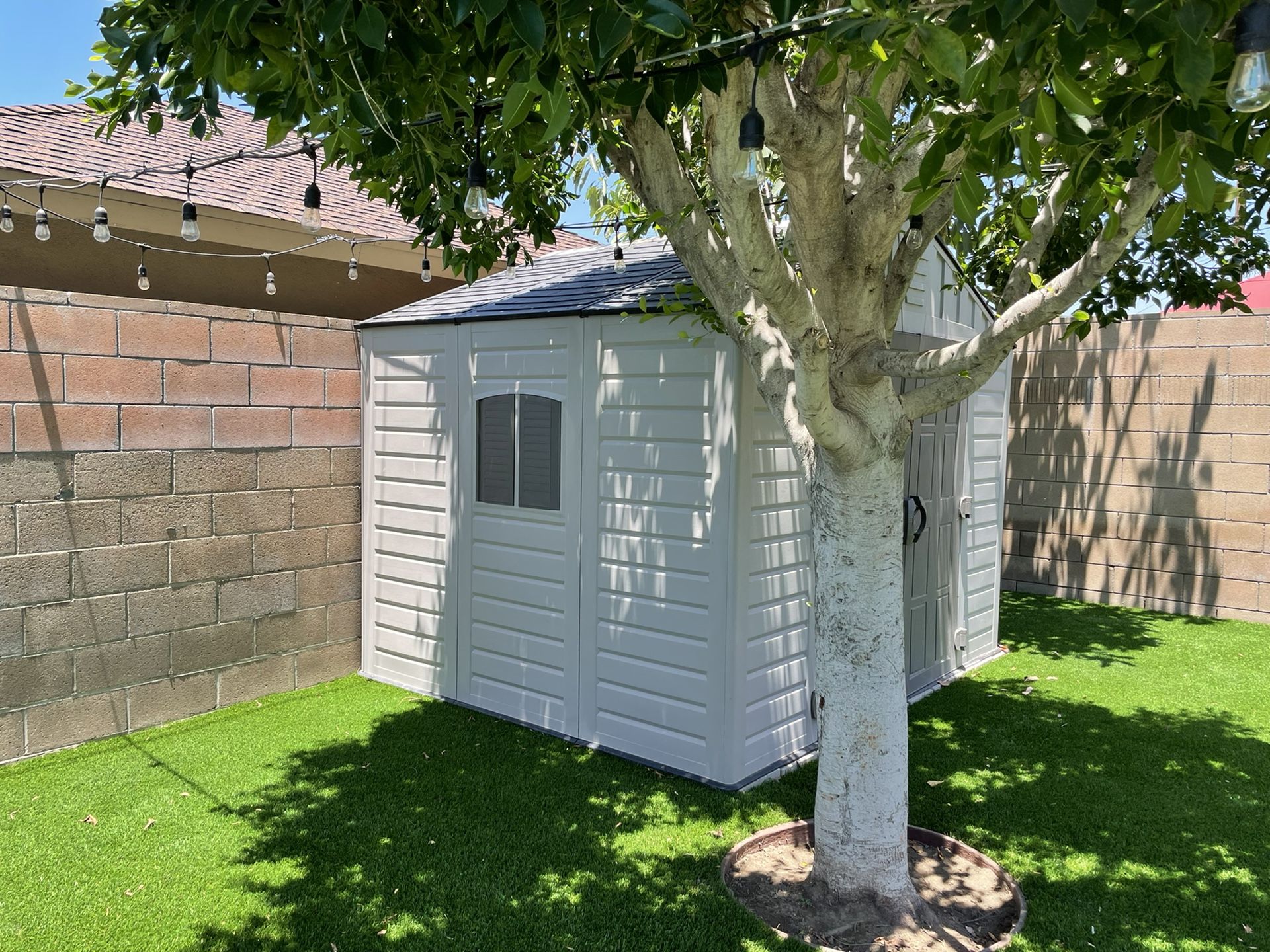 Us Leisure 10 Ft X 8 Ft Keter Stronghold Resin Storage