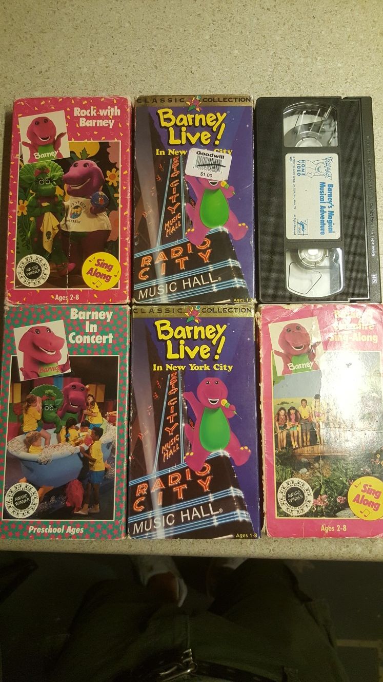 Barney Live Vhs