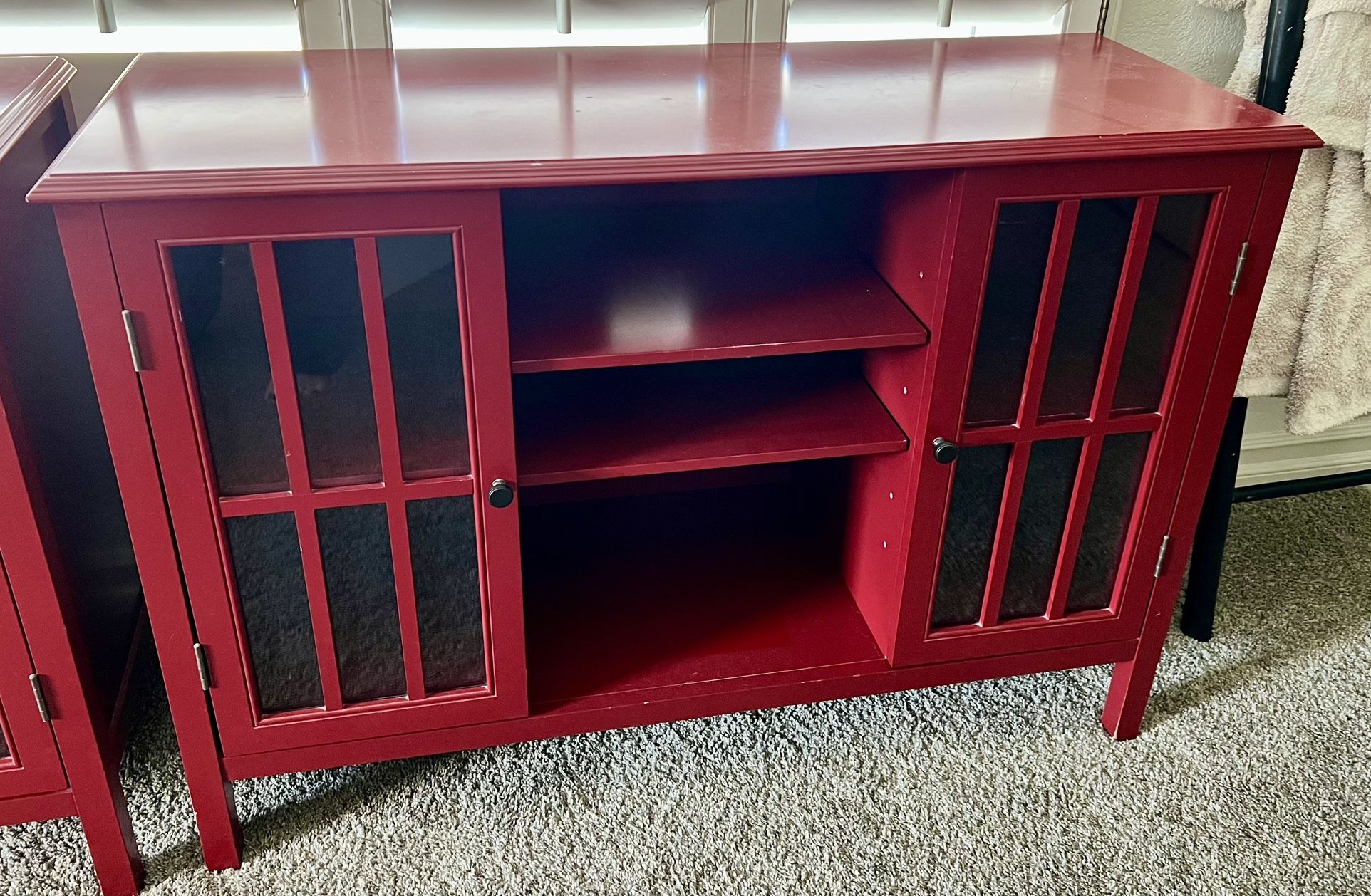 Red Target Threshold Windham Two Door Cabinet/TV Stand With Shelves ...