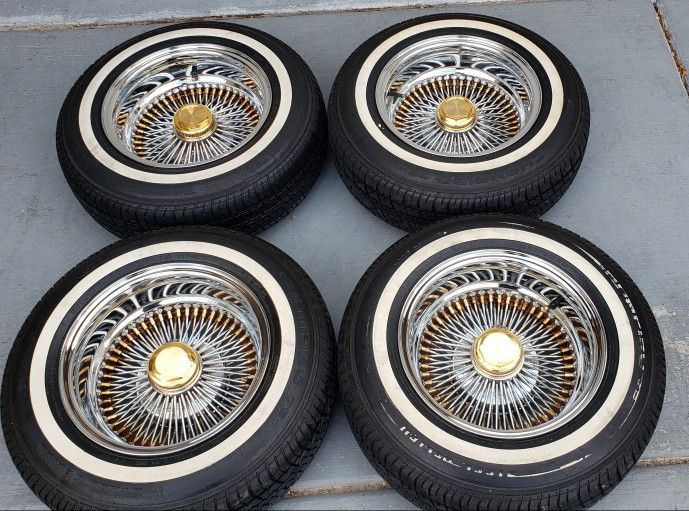 14x7 Wire Wheels for Sale in Las Vegas, NV - OfferUp