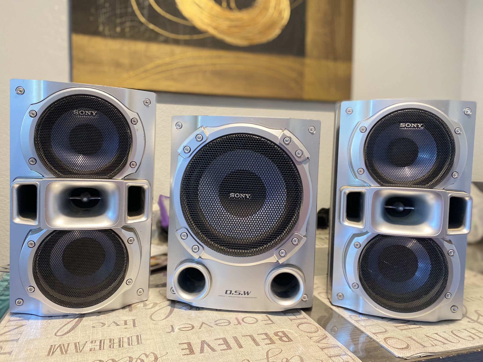 Sony 3 Way Speaker DSW Direct Radiating Subwoofer for Sale in Corona ...