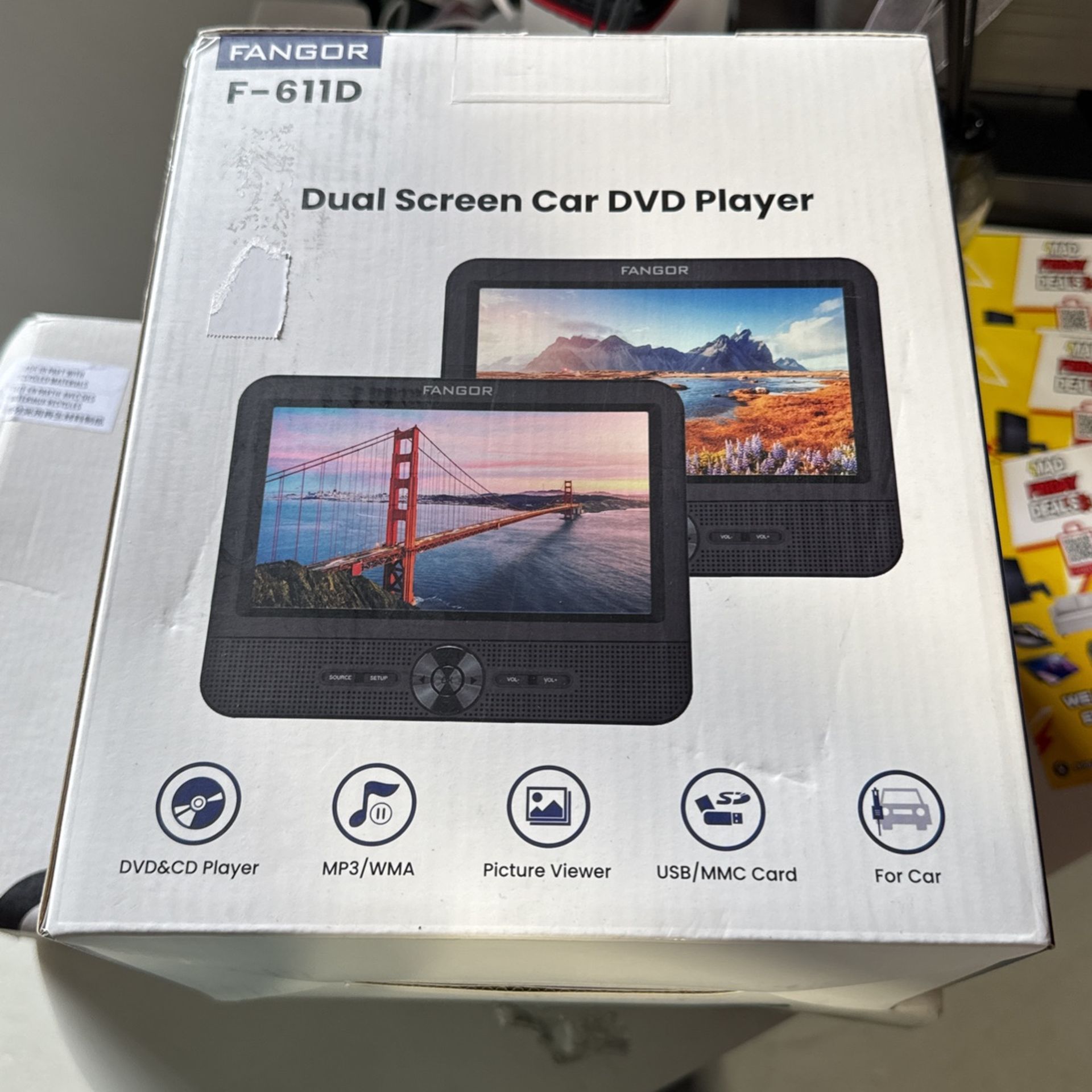 Dual Screen Car DVD Player for Sale in Hammond, IN - OfferUp