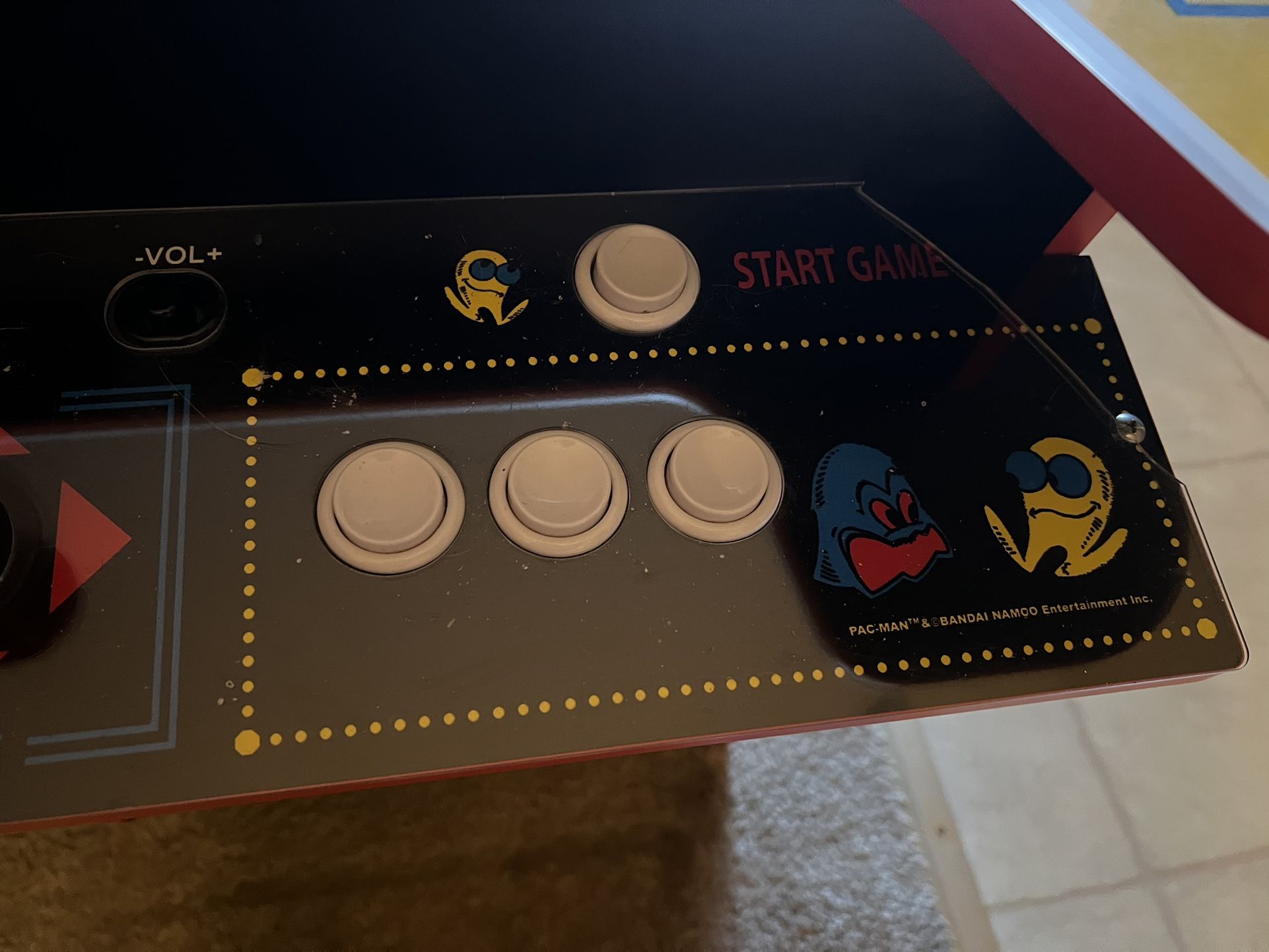 Arcade1Up Deluxe 8-In-1 Pac-Man Head-To-Head Cocktail Arcade Game Table ...