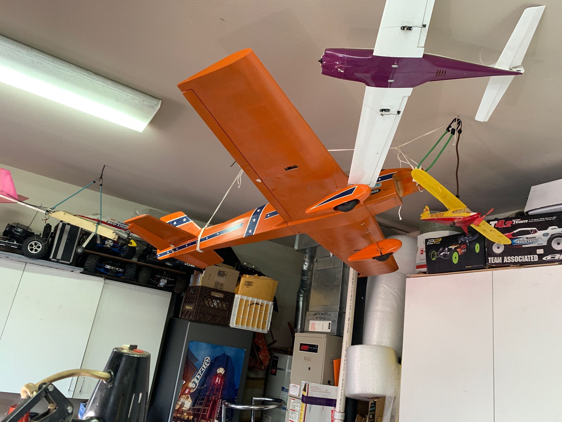 NEW ~ ULTRA SPORT 1000 ~ NITRO PLANE ~ THE " GENERAL LEE “ NEEDS ENGINE ...