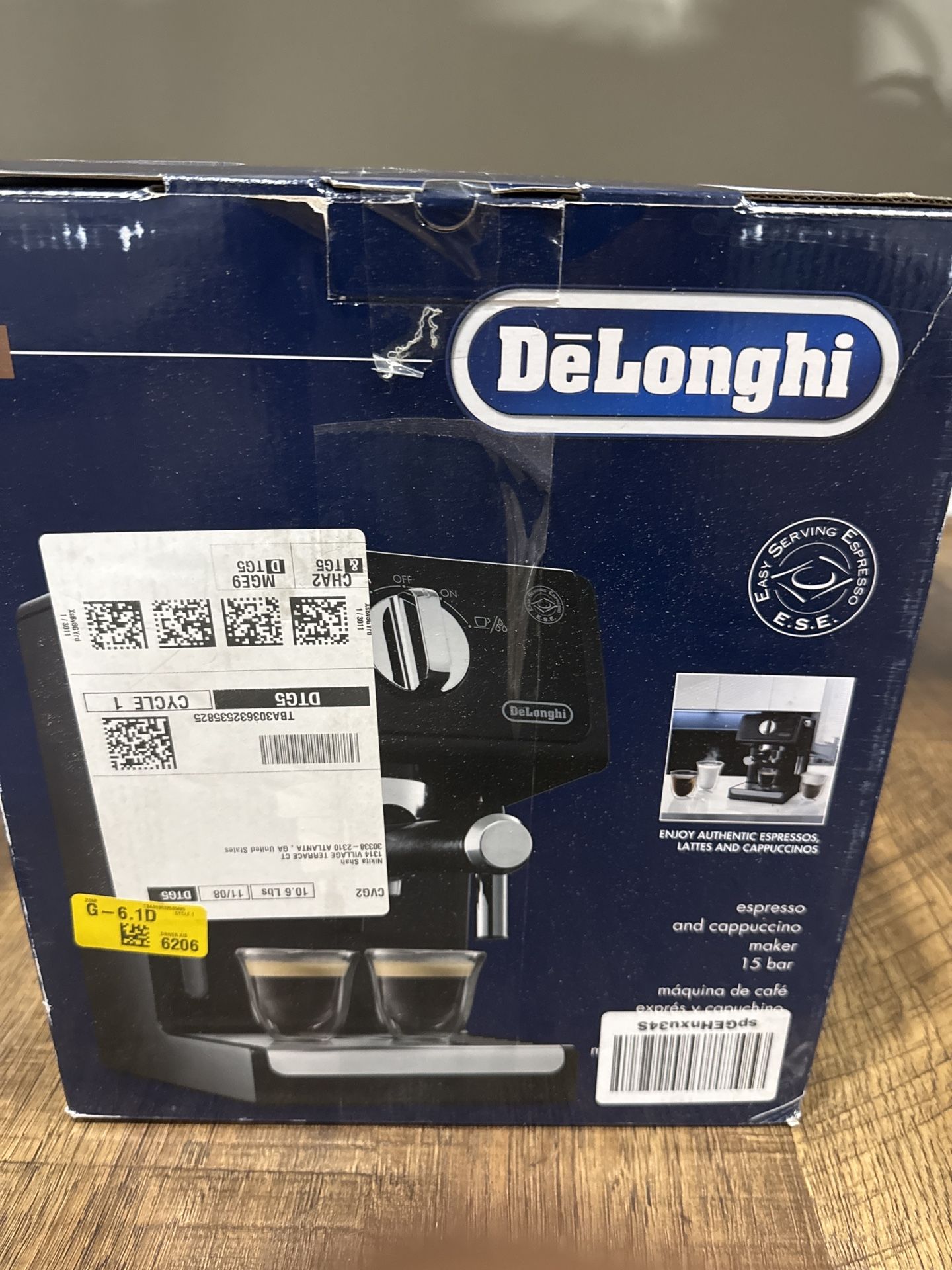 DeLonghi Espresso & Cappuccino Maker – Open Box (Never Used) for Sale ...