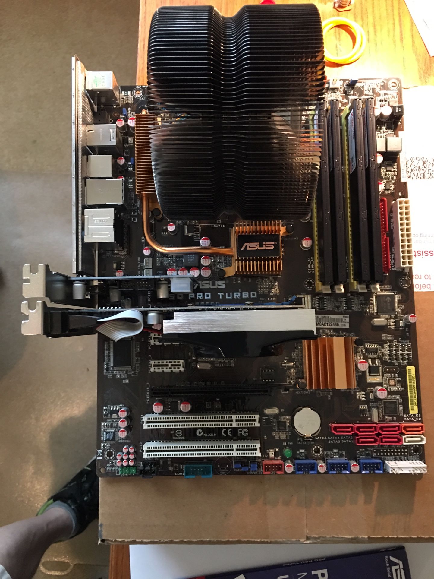 Motherboard: Asus P5Q Pro Turbo - fully populated for Sale in Redmond ...