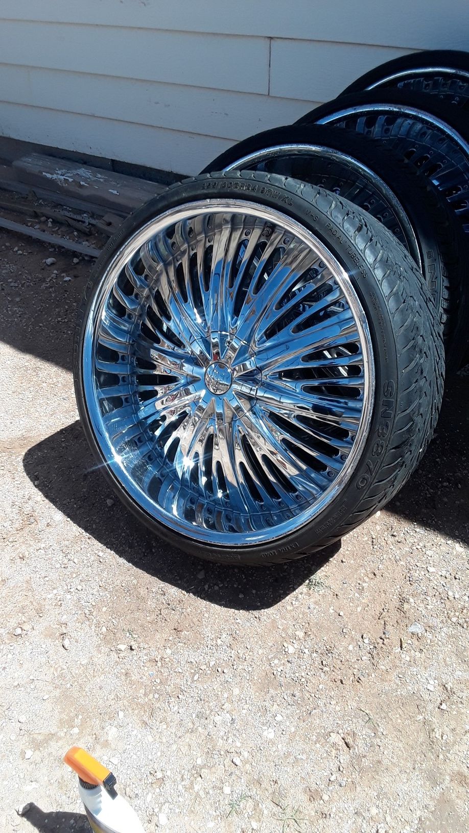 RS chrome 24 in rims for Sale in El Paso, TX - OfferUp