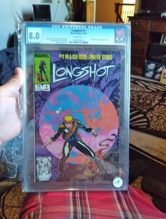 Longshot 1 Comic Book Marvel Comics Cgc Graded 8.0 First Appearance Of ...