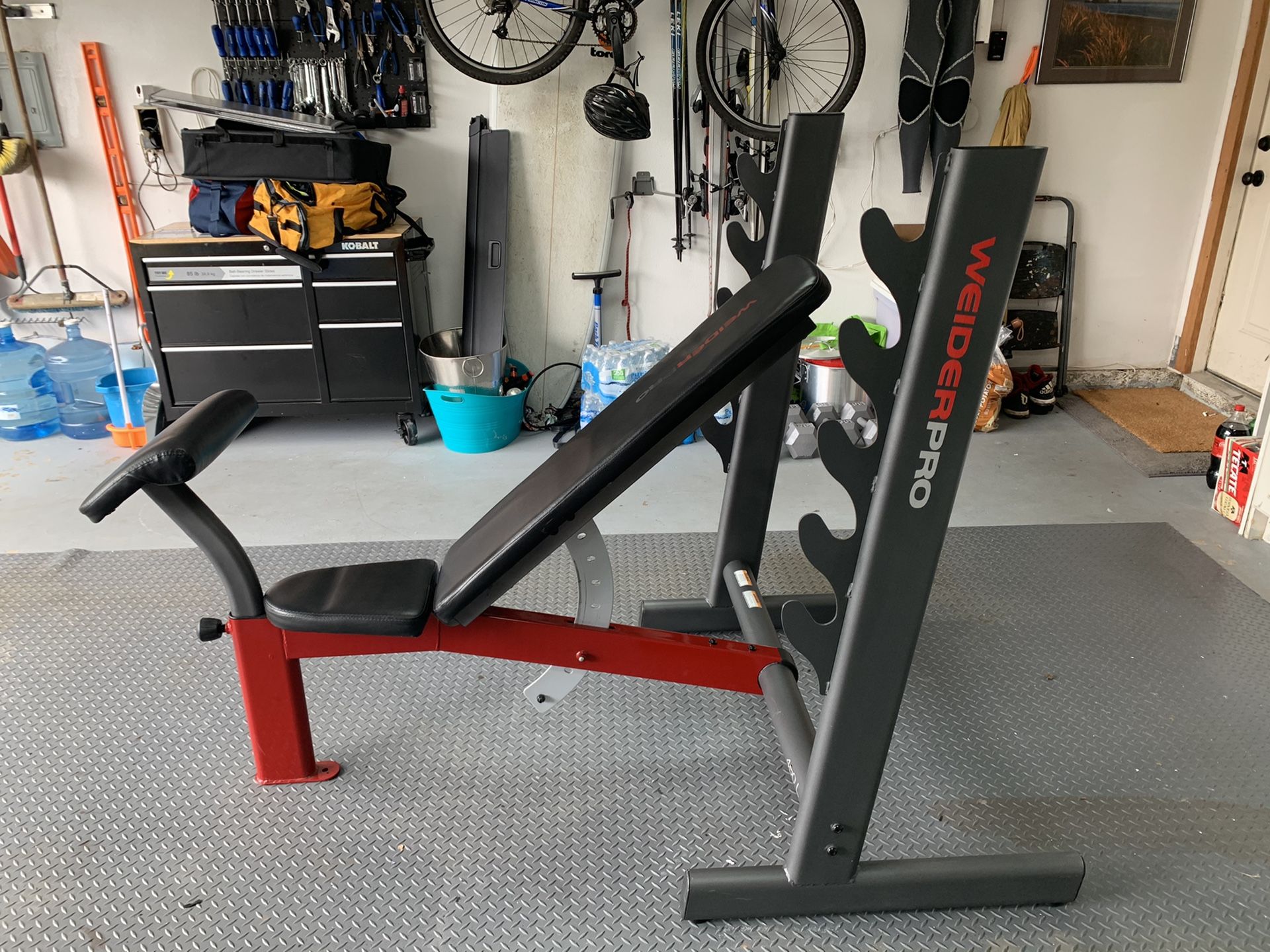 Weider Pro 400L heavy duty bench and rack for Sale in San Diego, CA ...