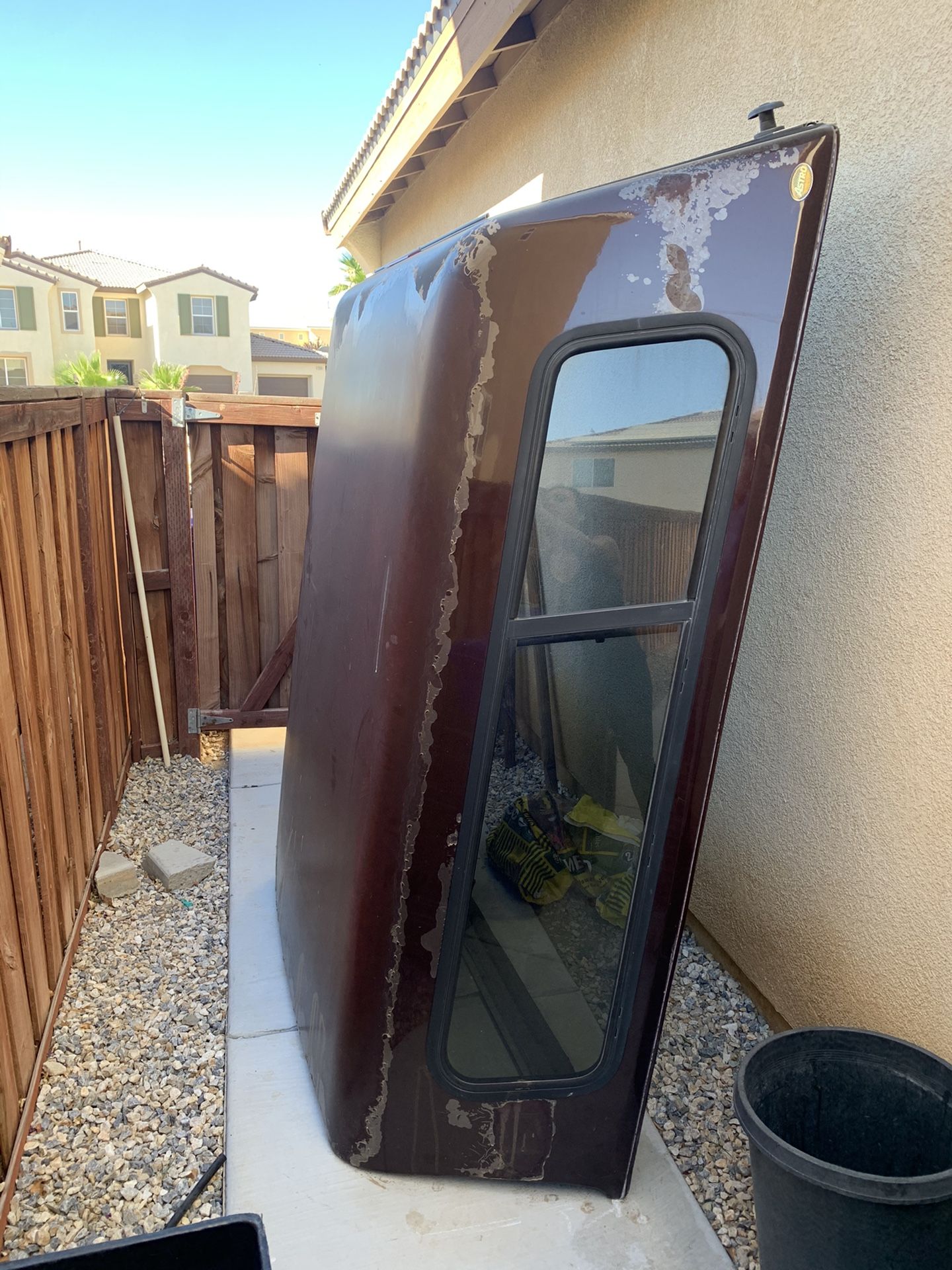 Astro fiber glass camper shell for Sale in Victorville, CA - OfferUp