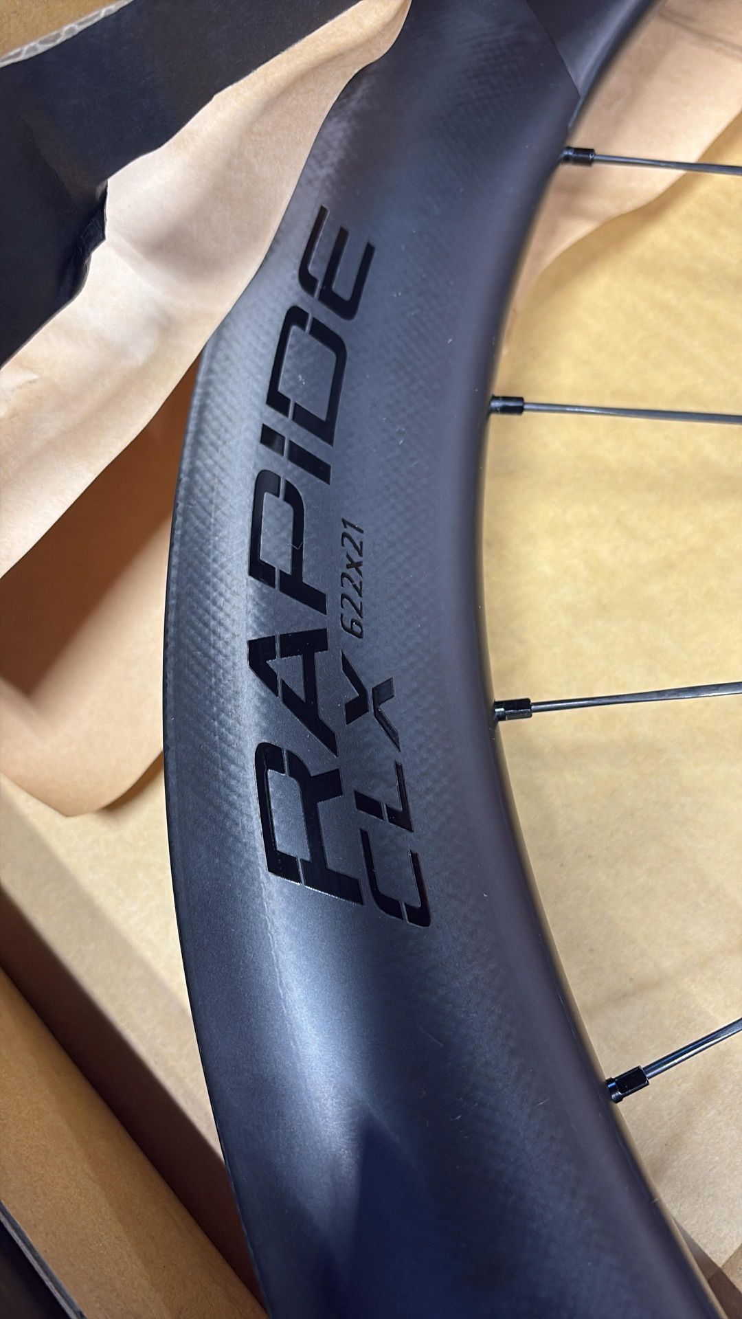 NEW Roval Rapide CLX II Carbon Road Bike Disc Brake Wheelset Shimano Or XDR Freehub 700c with ...