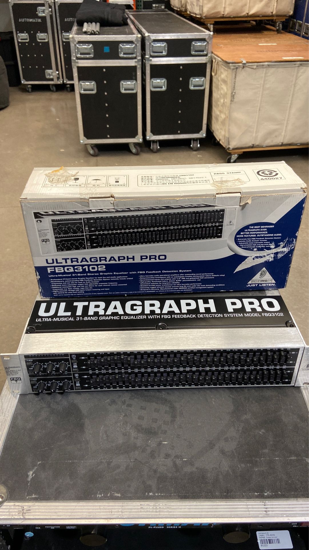 Behringer Ultragraph Pro FBQ3102 31-Band Stereo Graphic EQ for Sale in ...