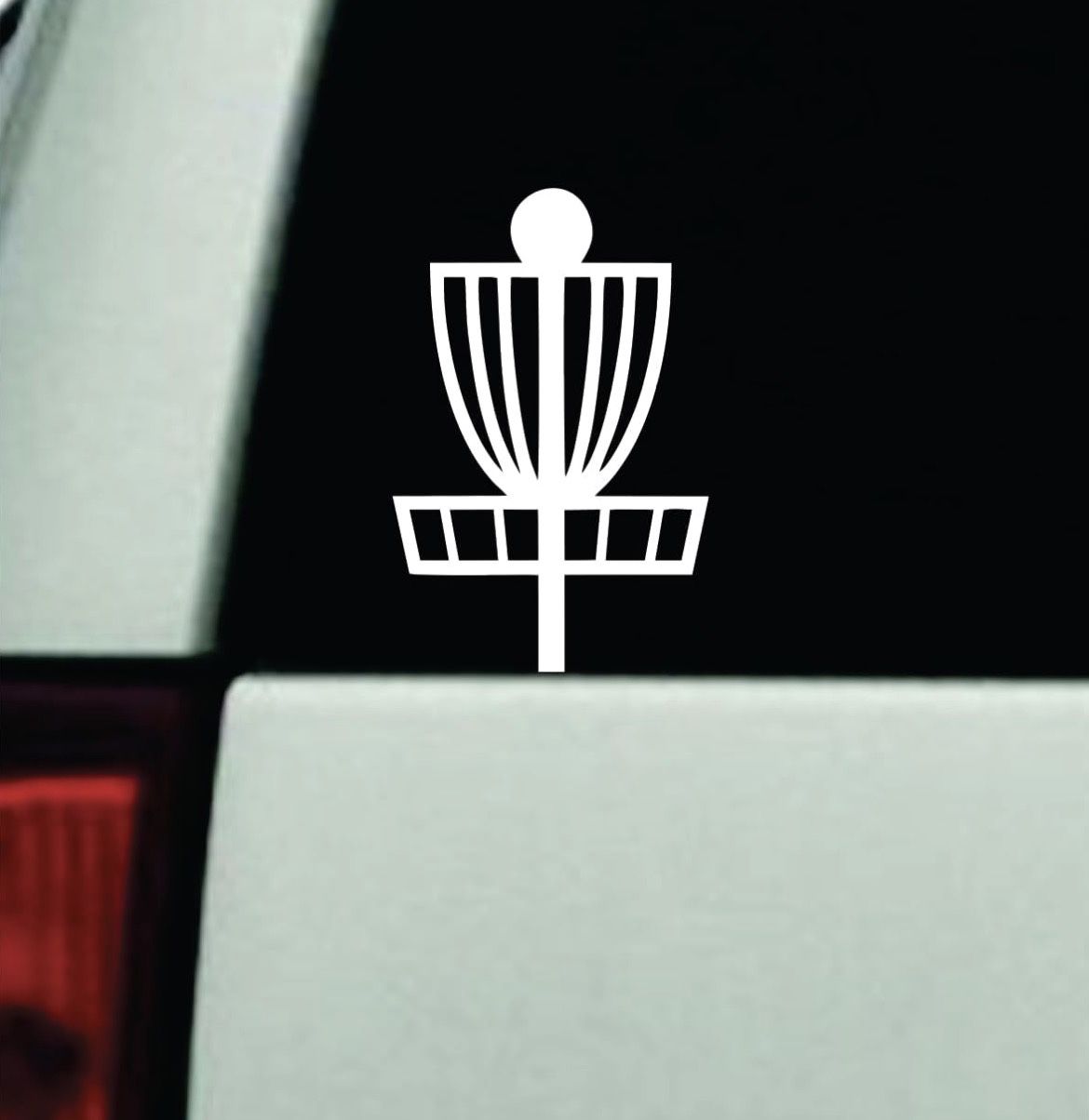 Disc Golf Basket Car Decal Bumper Sticker Window Mirror for Sale in ...