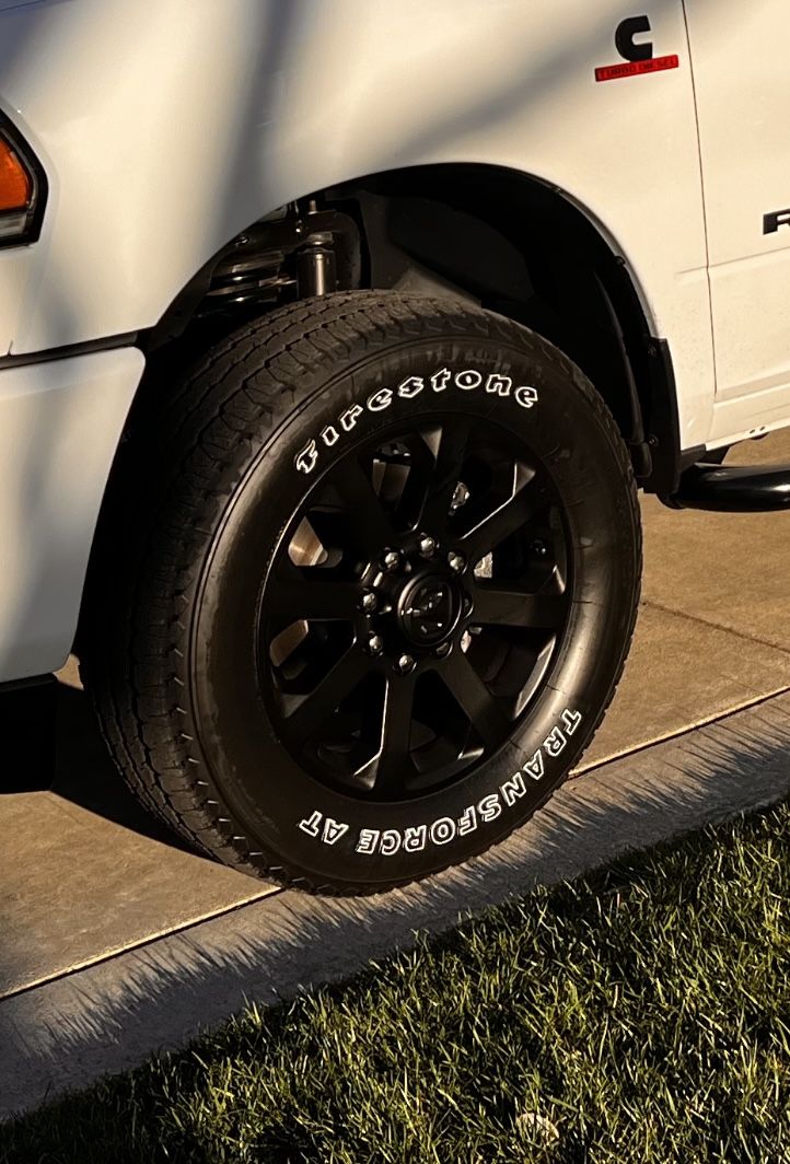 285/60R20 Firestone Transforce AT w/ Night Edition Wheels for Sale in ...