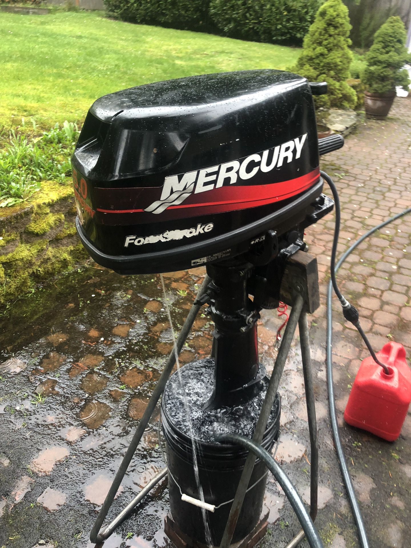 Hangkai Outboard Motor 3.5HP 4-Stroke TurboThrust Outboard Motor ...