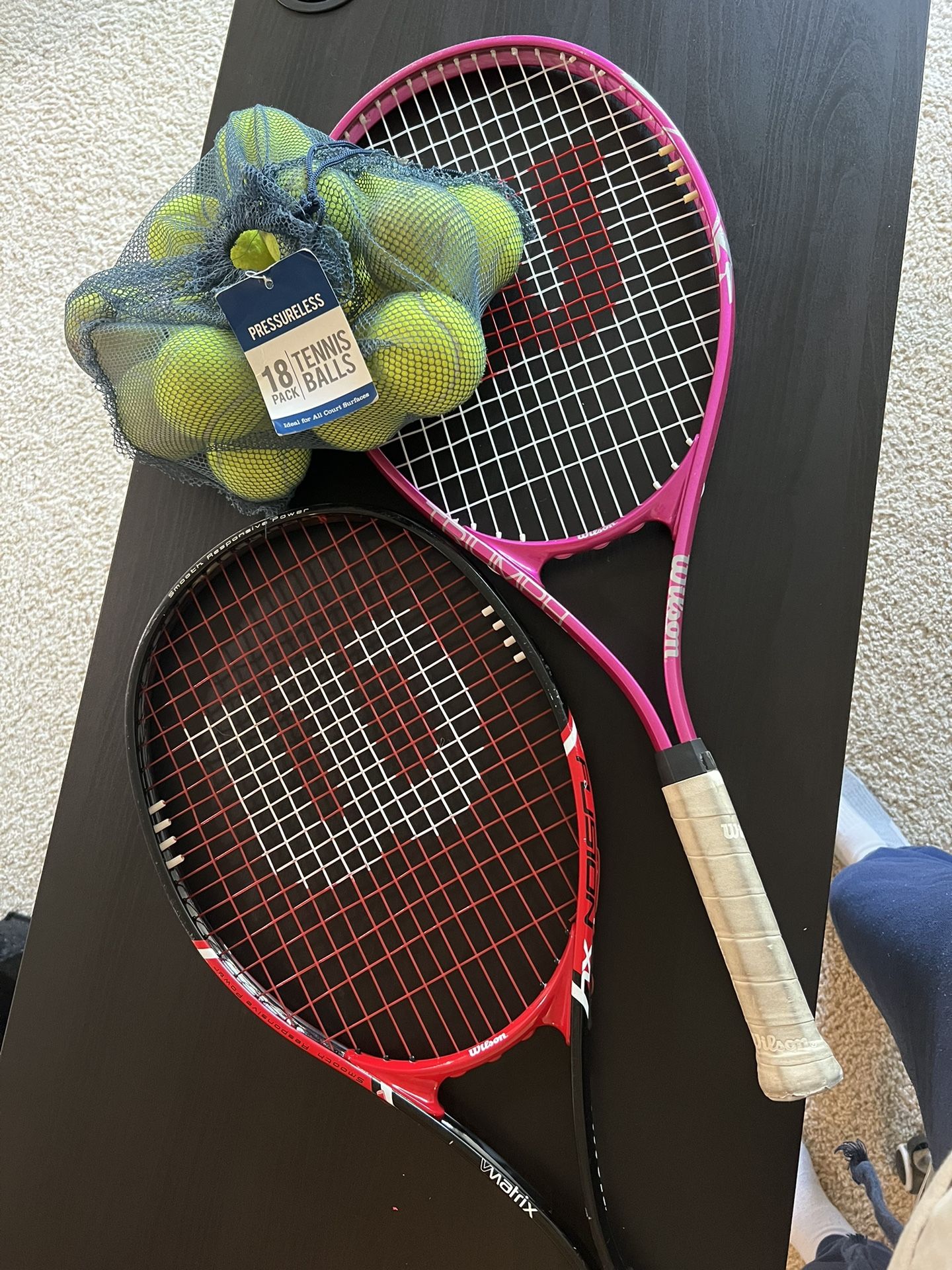 Wilson Tennis Rackets And Ball