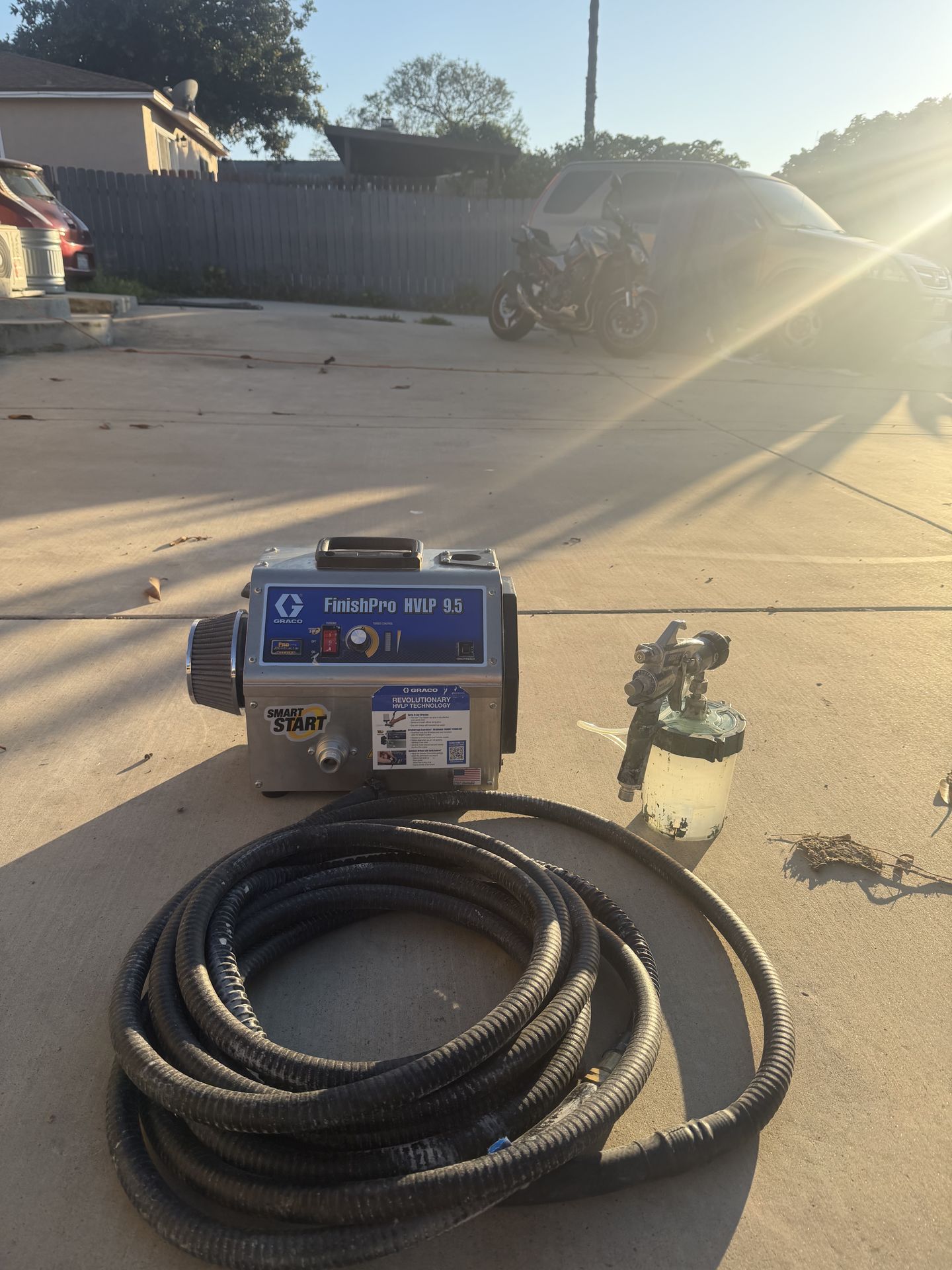 Graco FinishPro HVLP 9.5 Paint Sprayer (Pro Setup) for Sale in Lemon ...