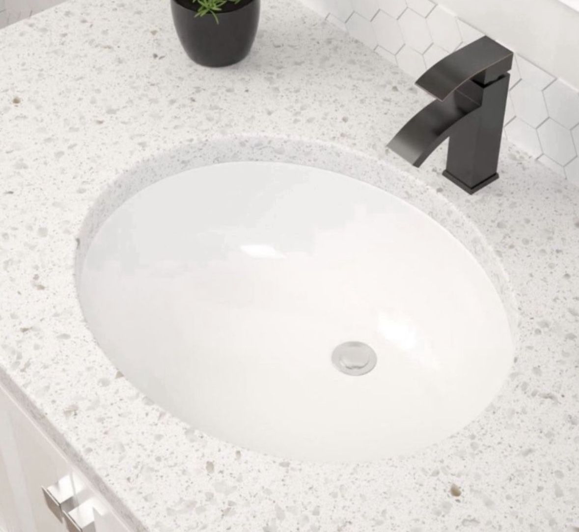 Open Box Pottery Barn Dcolora Undermount Bathroom Sink Oval - Dcolora ...