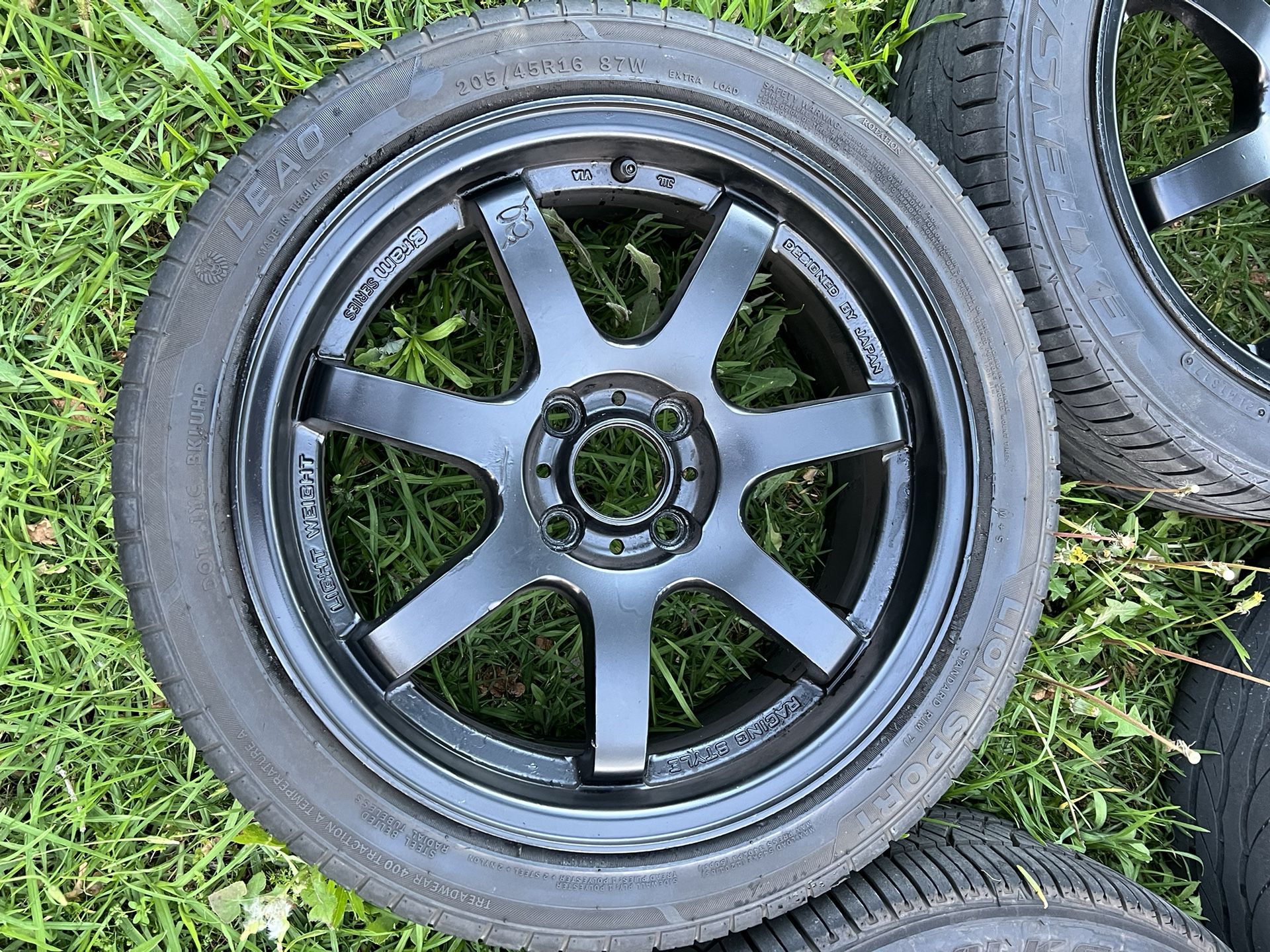 16x7 +38 Gram light 57s 4x100 Rays 16 Inch Rims for Sale in Fontana, CA ...