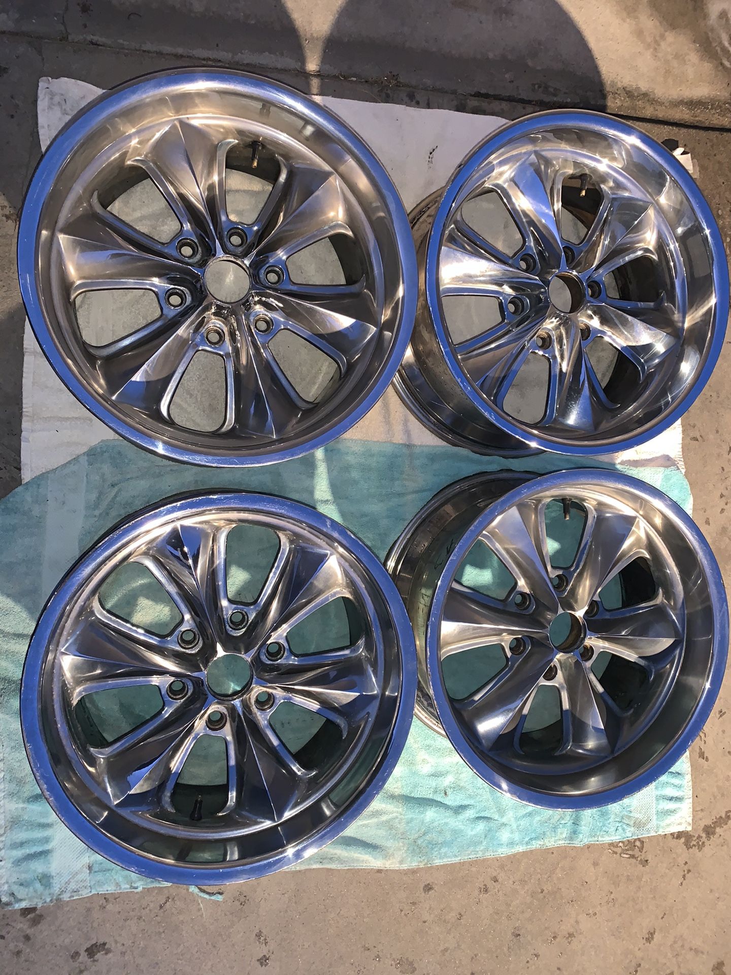 Foose wheels foose rims 18x9" wide 6 lug 6x5.5 fits Chevy C10 C20 k5 ...
