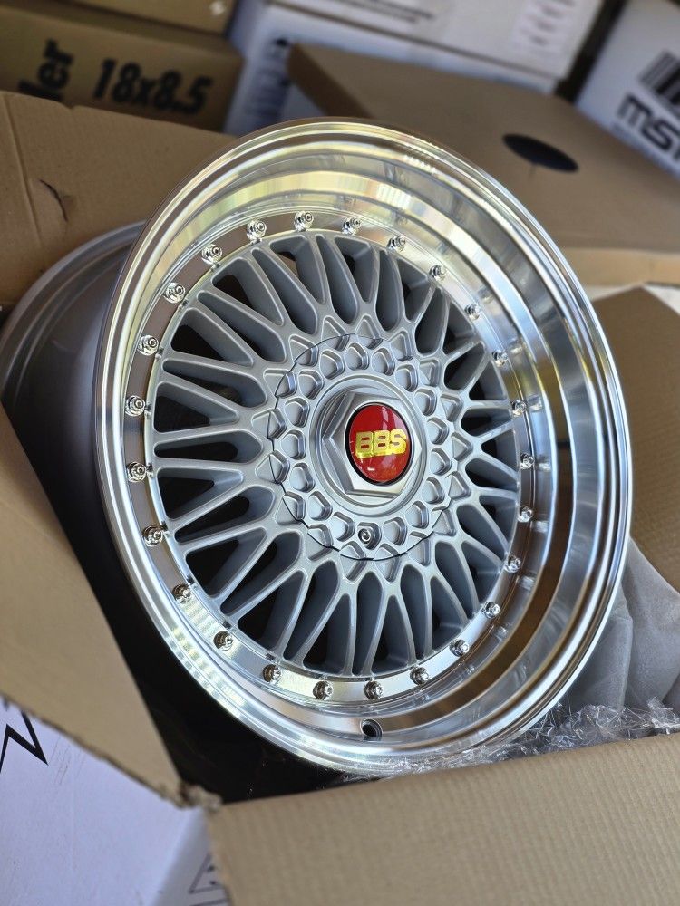 18x8.5 NEW BBS RS REPS. WHEELS/RIMS. MST MT13. 5X100/5X114.3 for Sale ...