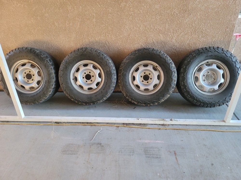 4 Wheels And Tires Bf Goodrich K02 All Terrain for Sale in Pinon Hills ...