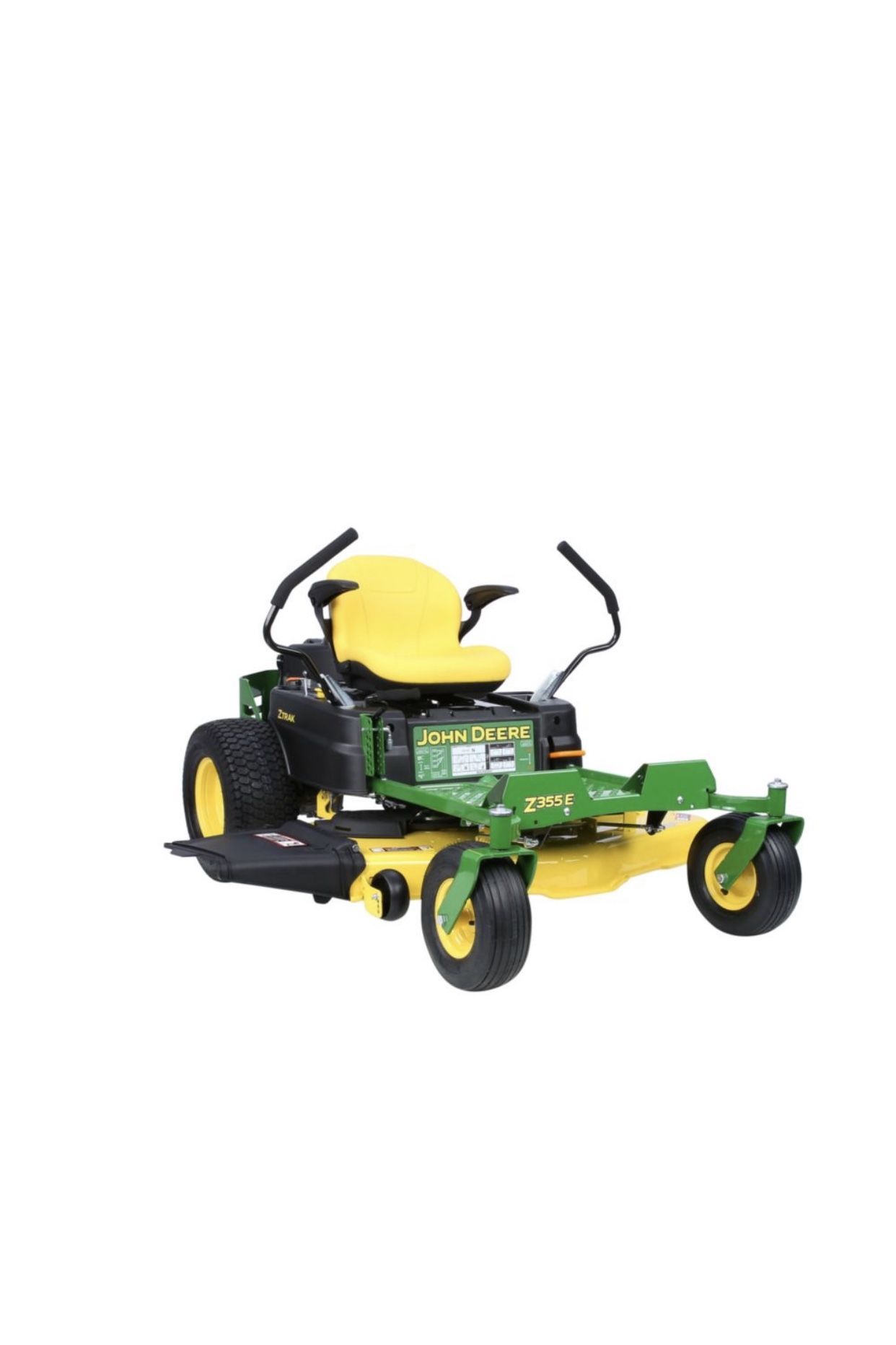 John Deere Z355E 22-HP V-Twin Dual Hydrostatic 48-in Zero Turn Lawn ...