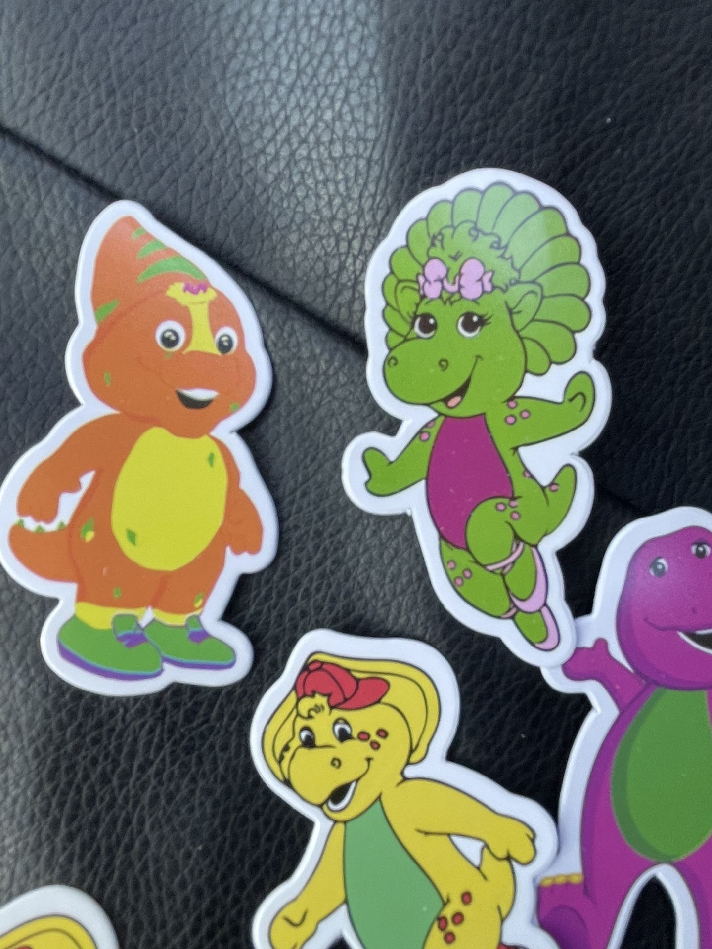 Barney Cupcake Toppers