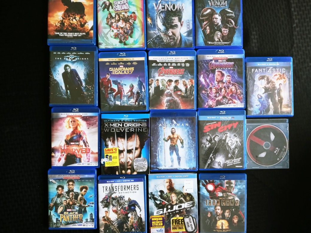 61 Blu Rays. Like New-good condition for Sale in Las Vegas, NV - OfferUp
