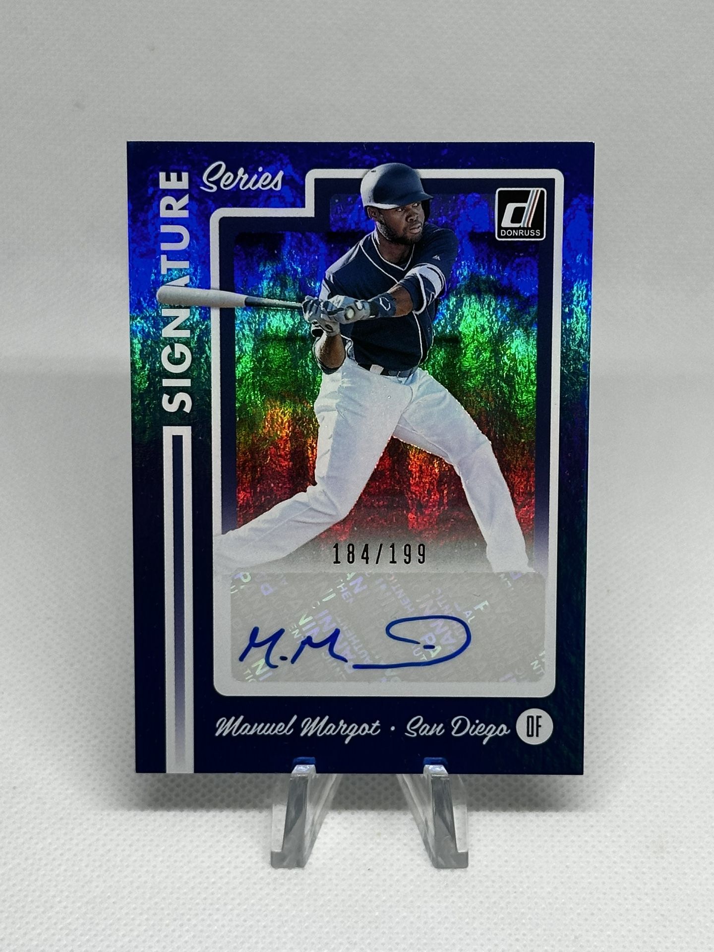 2017 Panini Donruss - Signature Series Manny Margot #SS-MM Blue /199 ...