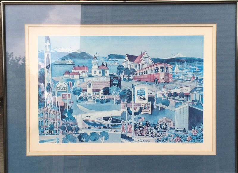 Bernie Webber signed Everett City Scape Print for Sale in Woodinville ...