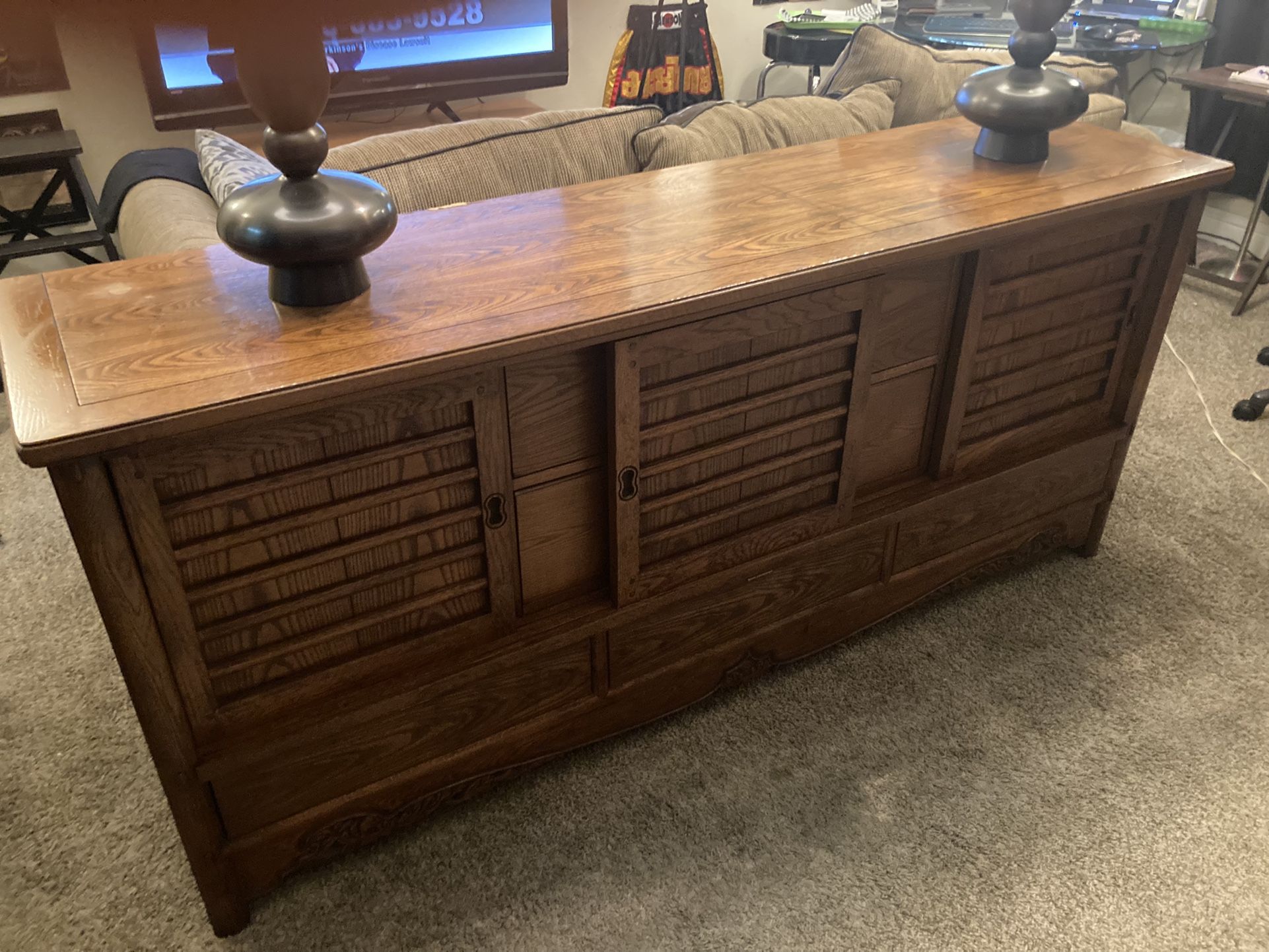 Hickory White Long Sideboard/Buffet - Fruitwood for Sale in Lewisville ...