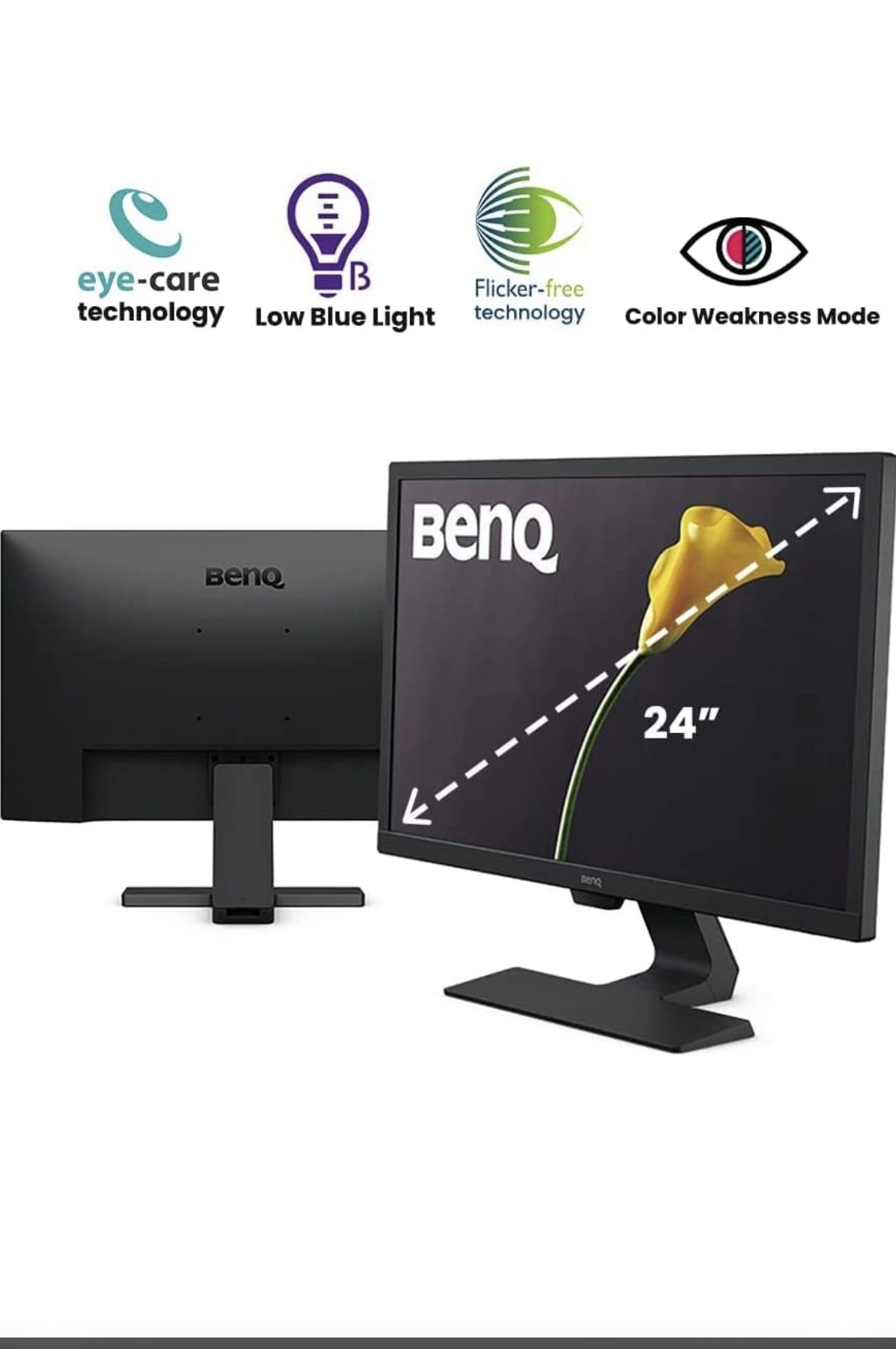 Benq Computer Monitor 24 Inch for Sale in Los Angeles, CA - OfferUp