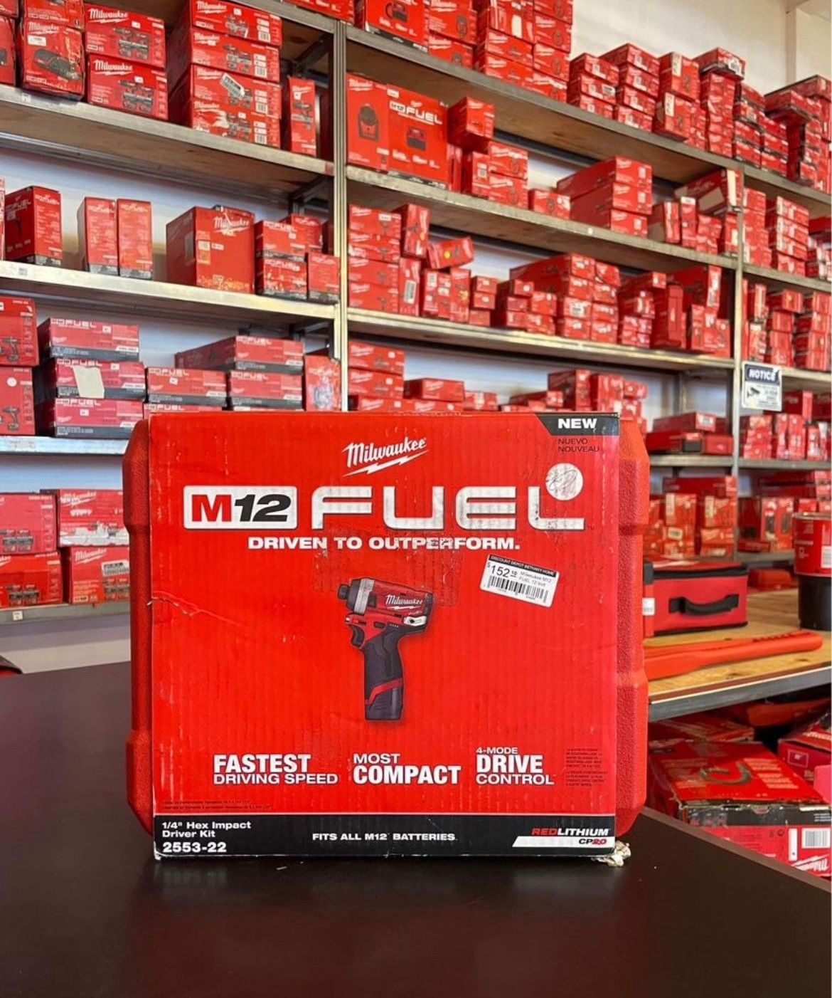 Milwaukee 2553-22 M12 FUEL 12-Volt Lithium-Ion Brushless Cordless 1/4 ...