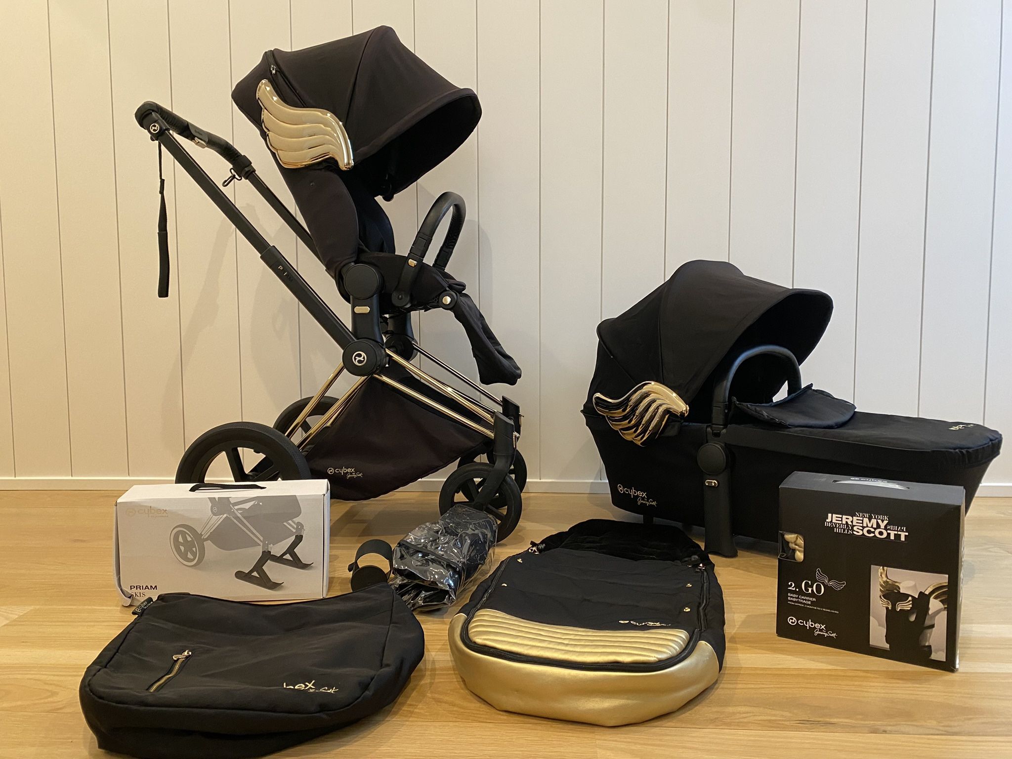 Cybex Priam Complete Stroller - Jeremy Scott Wings With ALL Accessories ...