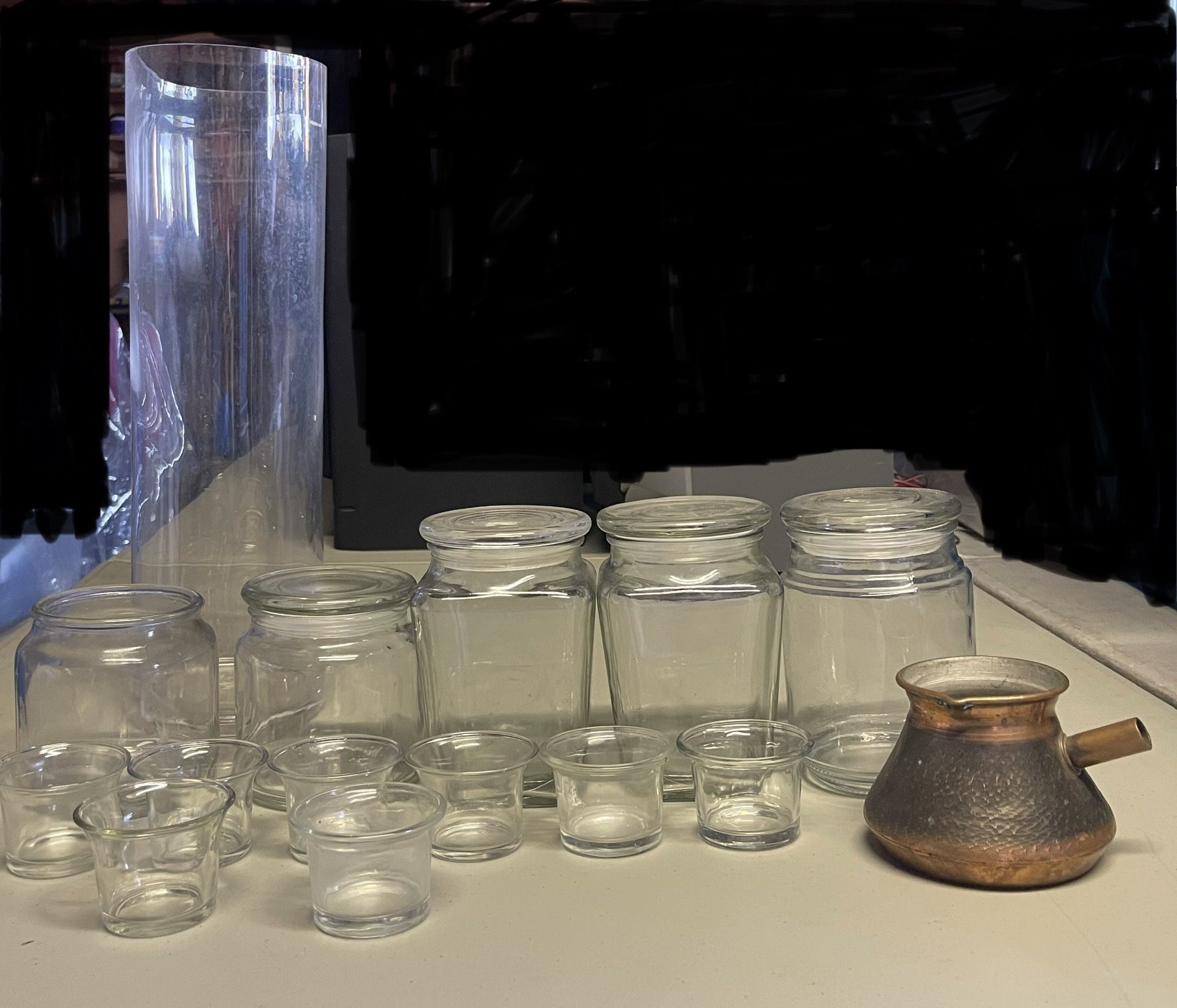 Glass Vase, Jars, Candle Holders for Sale in El Monte, CA - OfferUp