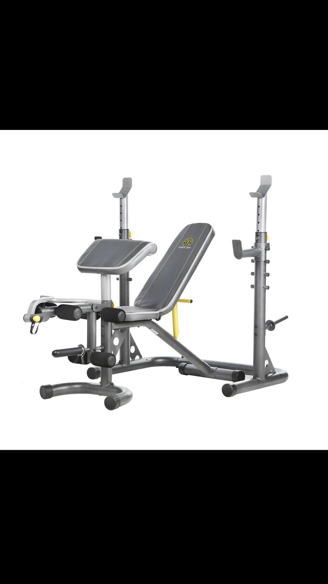 Weider XRS 20 Olympic Bench not included Squat Rack , Bar & Weights for ...