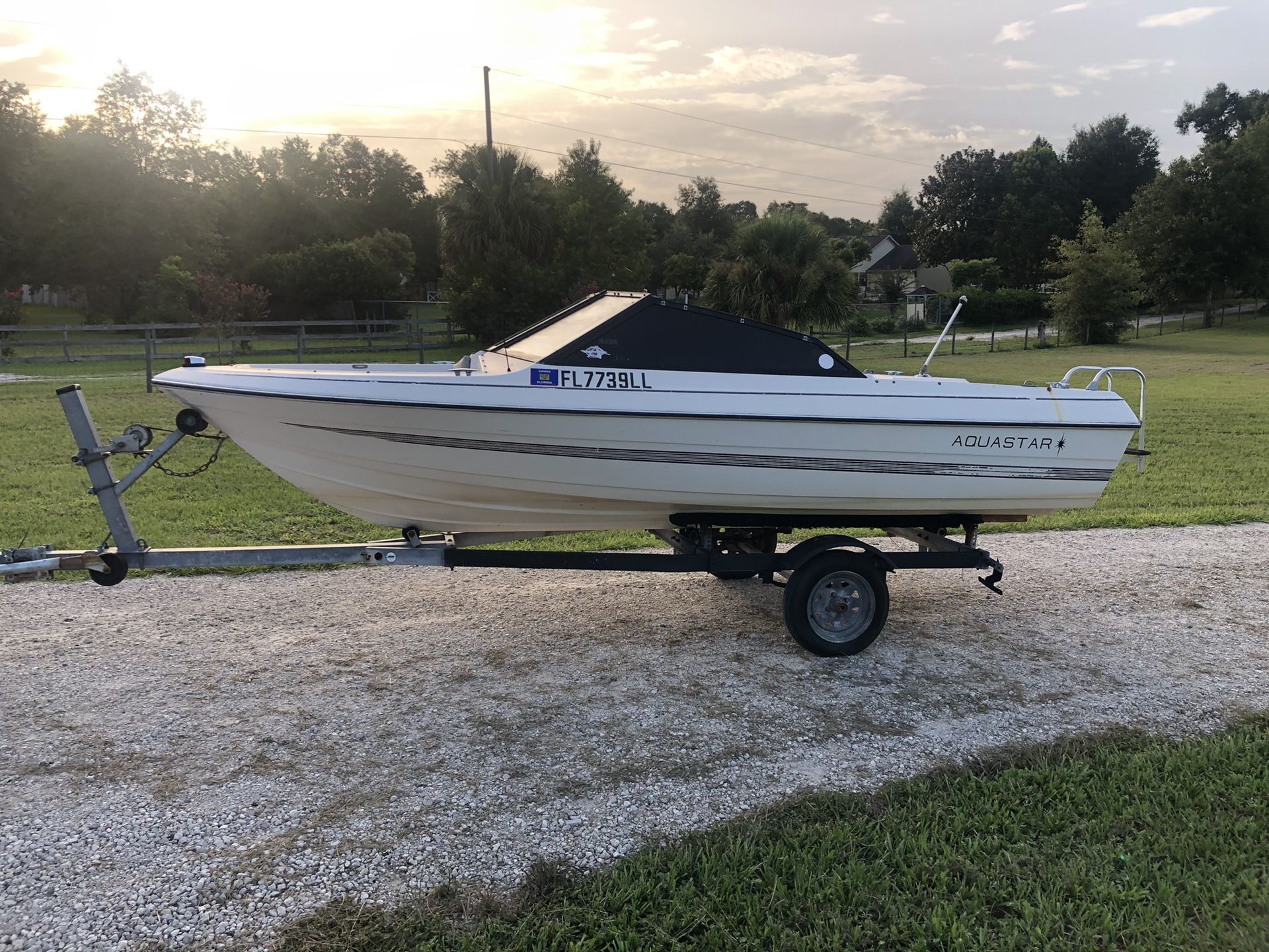 Aquastar 15ft boat for Sale in DeLand, FL - OfferUp
