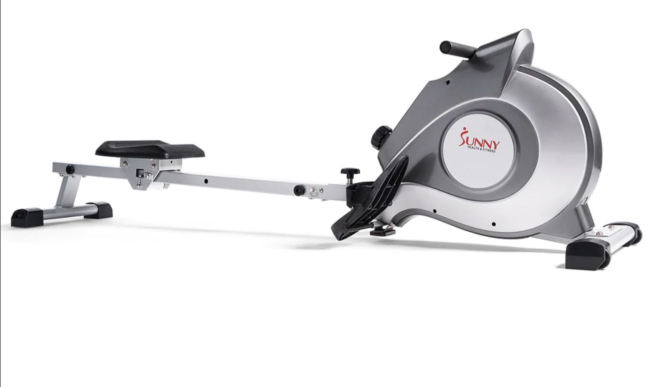 Sunny Health Fitness Indoor Compact Foldable Magnetic Rowing Machine SF ...