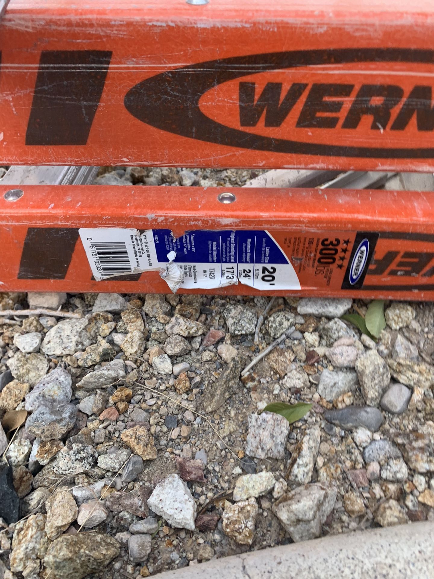 20’ Twin Stepladder A-Frame Ladder Werner Fiberglass for Sale in Las ...