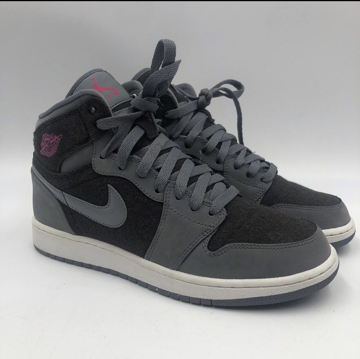 Pink And Black Jordans High Tops