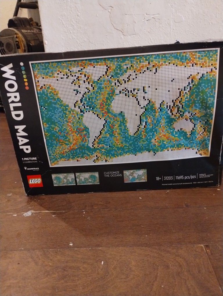 Lego World Map for Sale in Dallas, TX - OfferUp