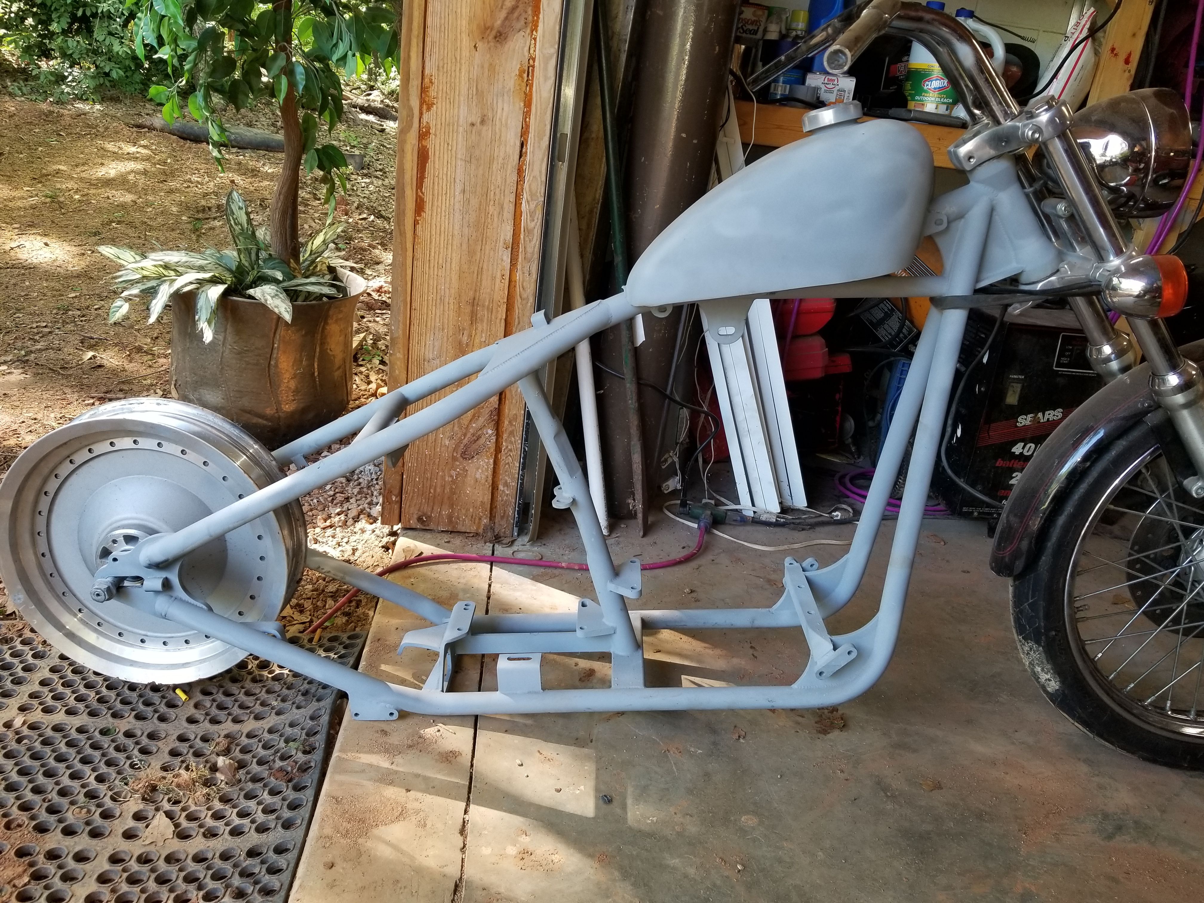 Harley Davidson roller Evo Kraft tech rigid new frame for Sale in ...